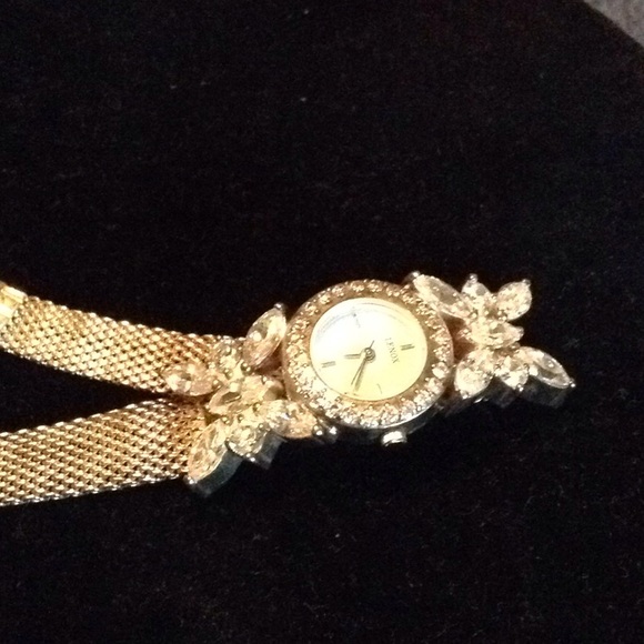 Lenox | Accessories | Vintage Lenox Watch Stunning Lots Of Bling | Poshmark